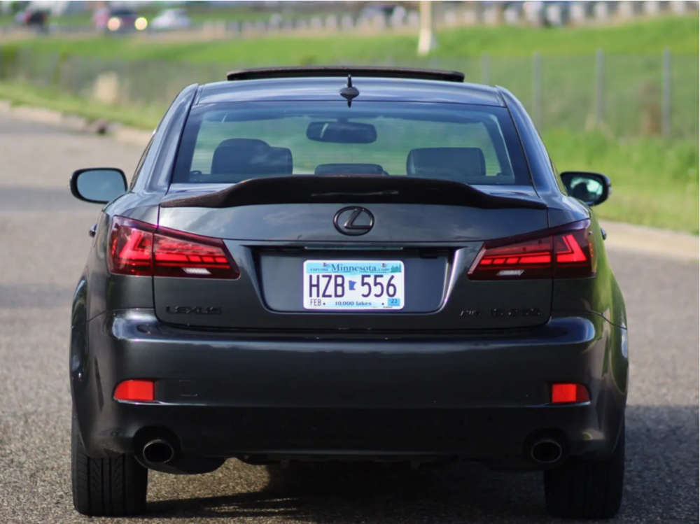 2010 Lexus IS250 with 18x8 35 Mach Me4 and 225/40R18 Vercelli Strada Ii ...