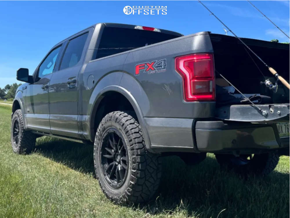 2015 Ford F-150 with 20x9 20 Fuel Rebel and 285/65R20 Nitto Ridge ...