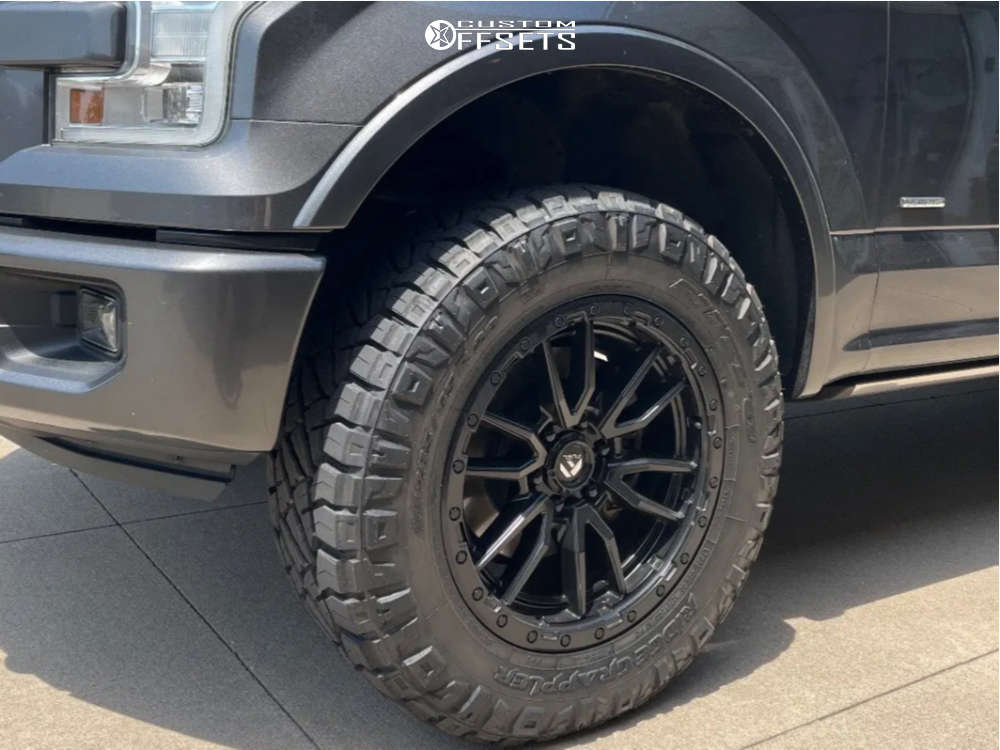 2015 Ford F-150 with 20x9 20 Fuel Rebel and 285/65R20 Nitto Ridge ...