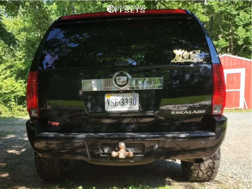 2008 Cadillac Escalade with 20x12 -44 Hardrock Crusher and 33/12.5R20 ...