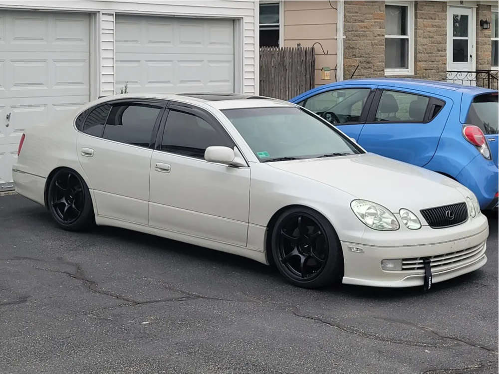 2004 Lexus GS300 with 18x9.5 38 AVID1 Av26 and 235/40R18 Vercelli ...