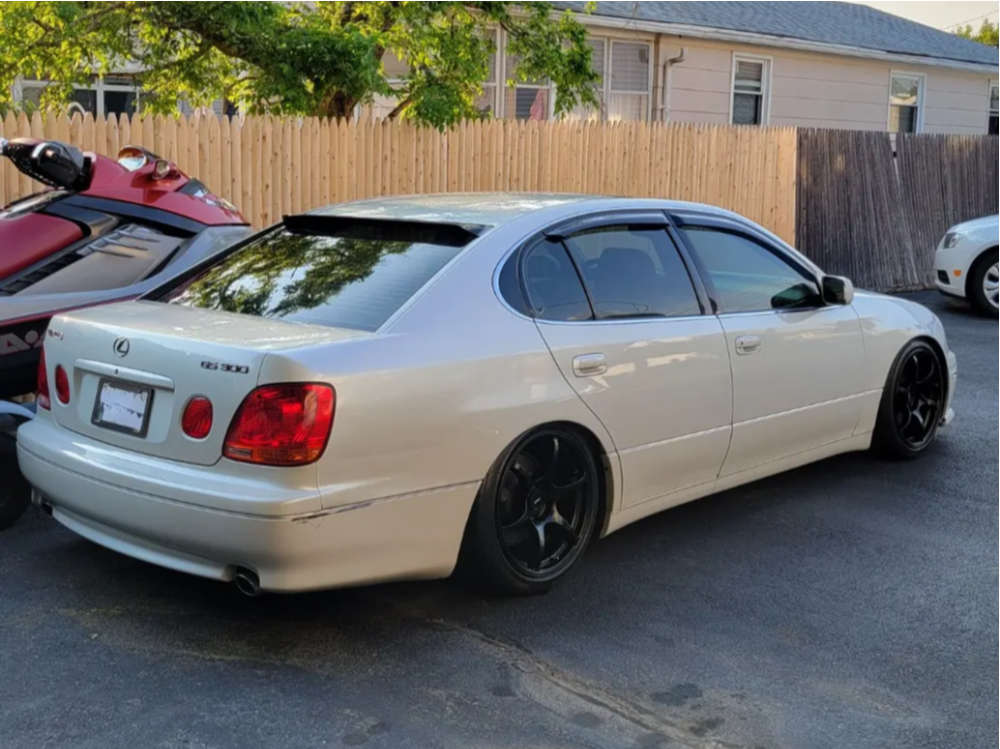 2004 Lexus GS300 with 18x9.5 38 AVID1 Av26 and 235/40R18 Vercelli ...