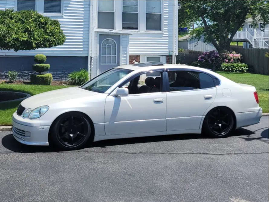 2004 Lexus GS300 with 18x9.5 38 AVID1 Av26 and 235/40R18 Vercelli ...