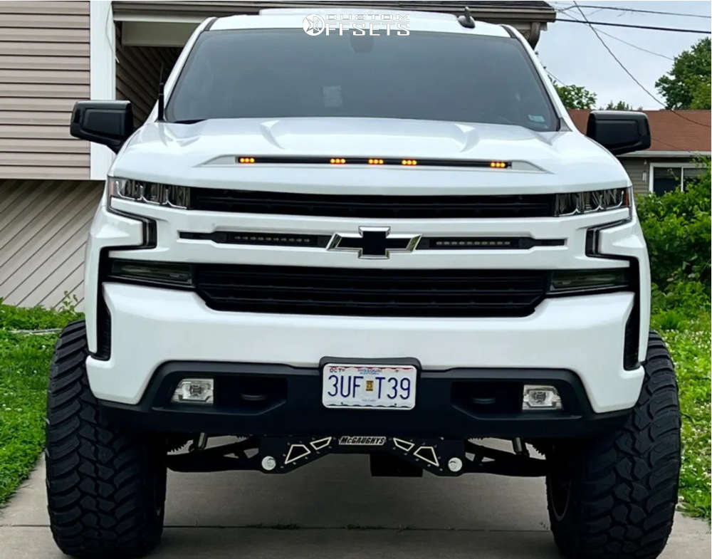 2019 Chevrolet Silverado 1500 with 22x14 -76 Vision Spyder and 37/13.5R22 AMP Mud Terrain Attack ...