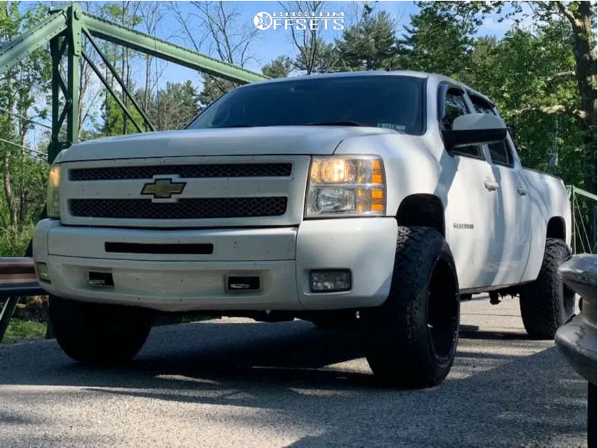 2011 Chevrolet Silverado 1500 with 20x12 -51 Vision Prowler 422 and 275 ...