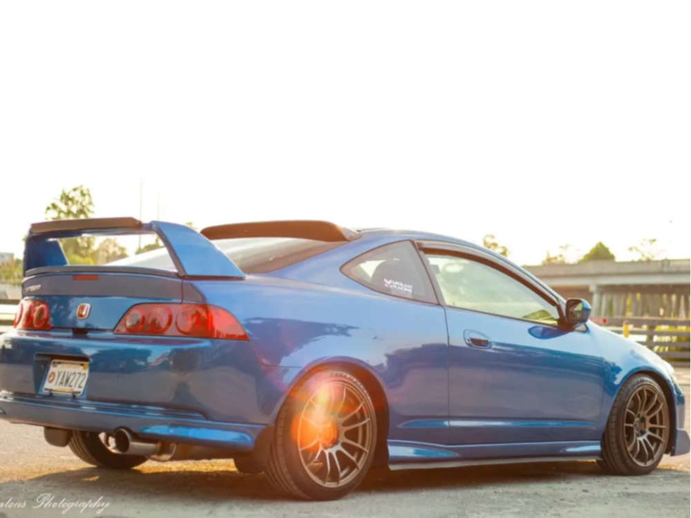 2006 Acura RSX with 17x8 35 AVID1 Av20 and 205/45R17 Federal Evolution ...