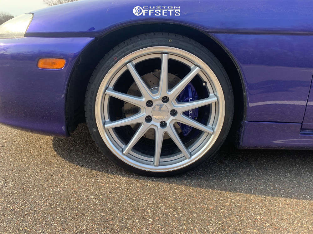 1992 Lexus SC300 with 19x8.5 37 Work Gnosis Cv201 and 235/35R19 Haida ...