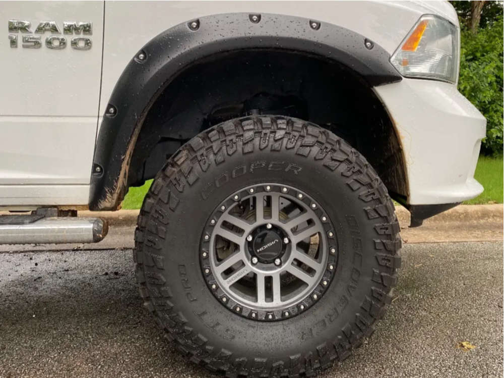 2014 Ram 1500 with 17x9 -12 Vision Manx 2 and 37/13.5R17 Cooper ...