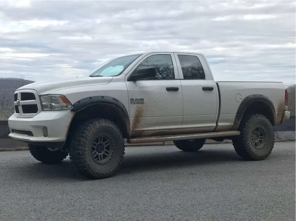 2014 Ram 1500 with 17x9 -12 Vision Manx 2 and 37/13.5R17 Cooper ...