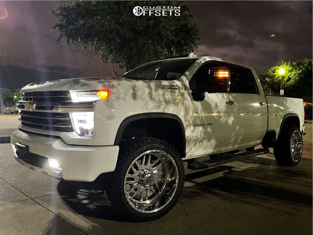 2020 Chevrolet Silverado 2500 HD with 24x12 -40 American Force Redd and ...