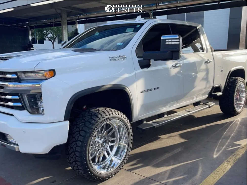 2020 Chevrolet Silverado 2500 HD with 24x12 -40 American Force Redd and ...