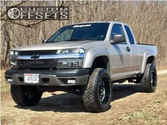 2004 Chevrolet Colorado with 20x10 -24 Moto Metal Mo970 and 275/55R20 ...
