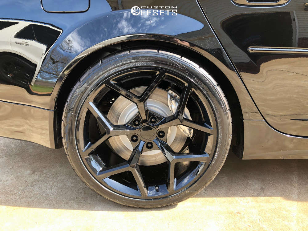 2005 Cadillac CTS with 20x9 35 MRR M228 and 255/35R20 Nitto Nt555 G2 ...