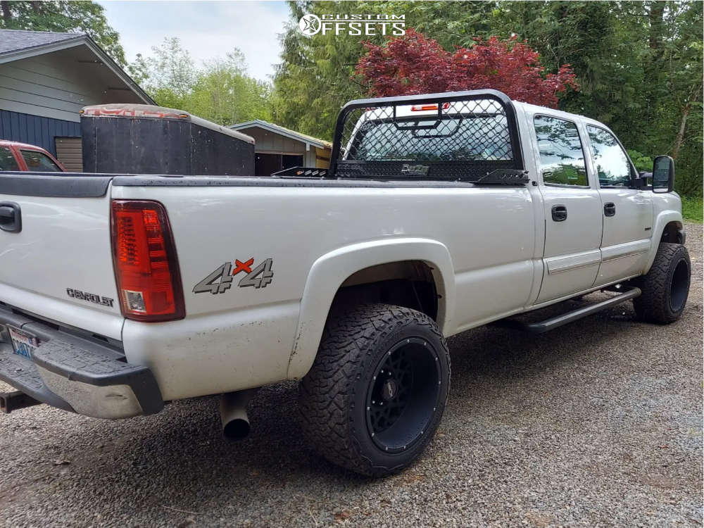 2003 Chevrolet Silverado 2500 HD with 20x12 -51 Vision Rocker 412 and ...
