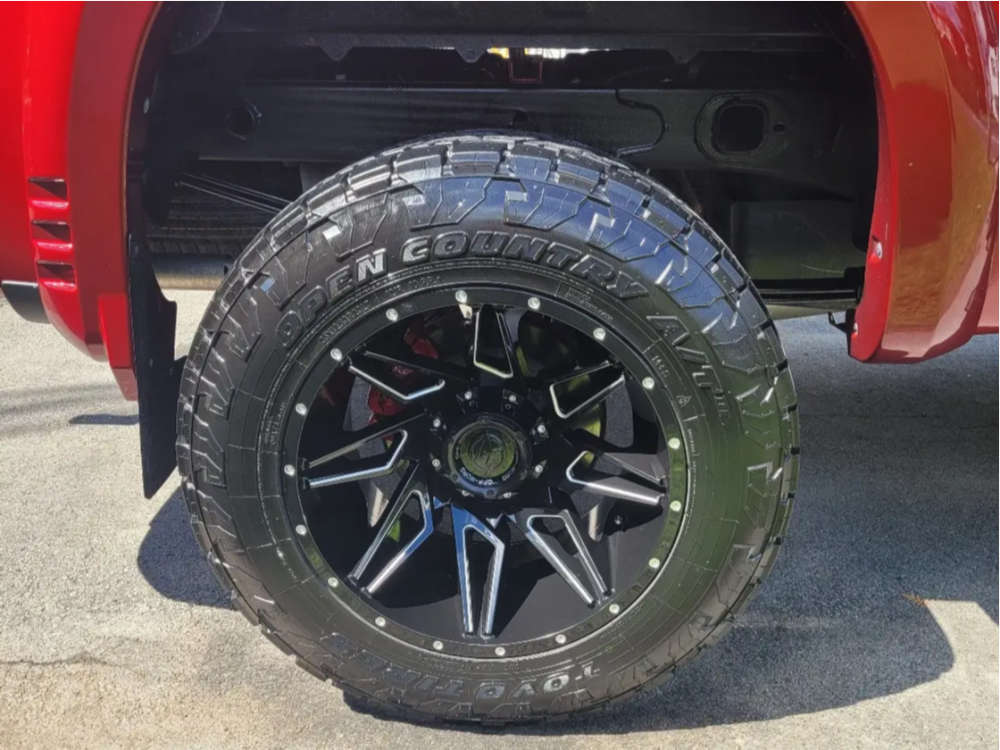 2021 Chevrolet Silverado 1500 with 20x12 -44 XF Offroad Xf-218 and 35/ ...
