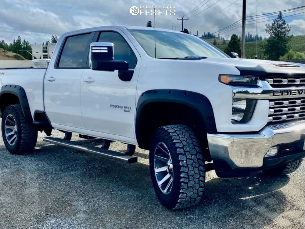 2021 Chevrolet Silverado 2500 HD with 20x10 -18 Fuel Contra and 35/12 ...