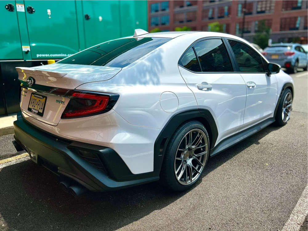 2022 Subaru WRX with 18x9.5 35 Aodhan Ah-x and 245/40R18 Continental ...