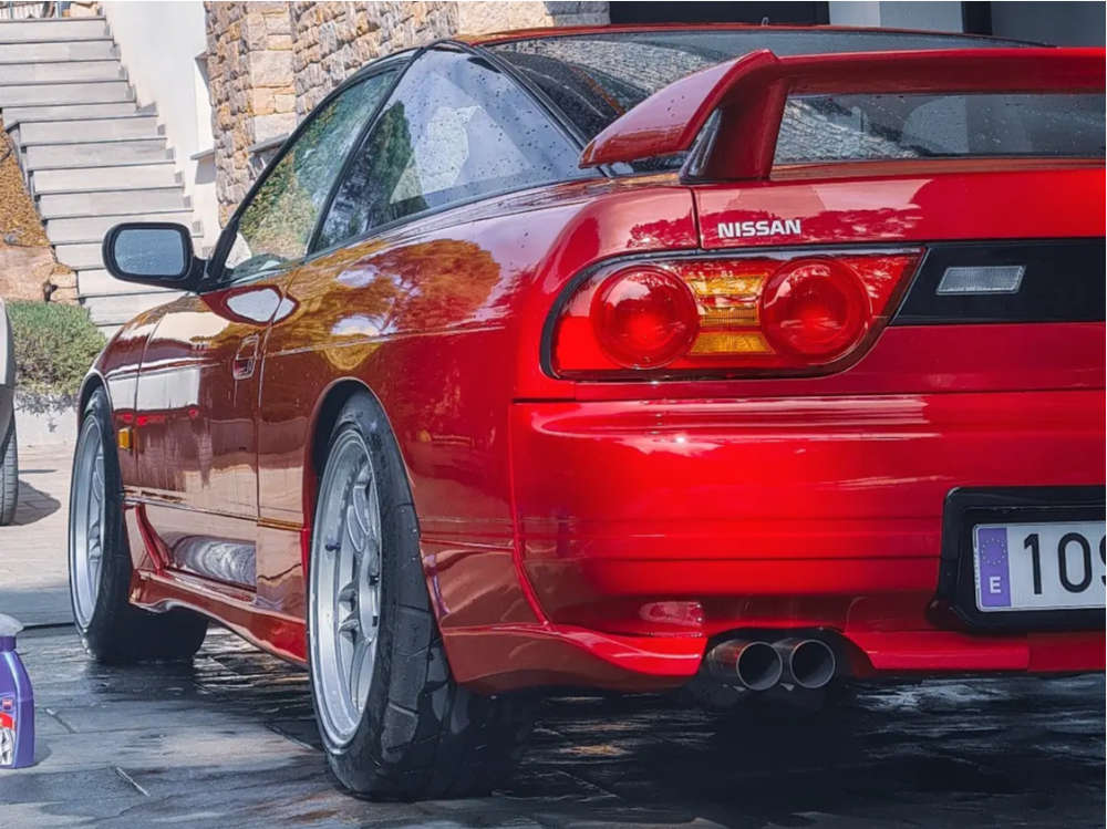 1992 Nissan 240SX with 17x9 22 Enkei Rpf1 and 225/45R17 Bridgestone ...