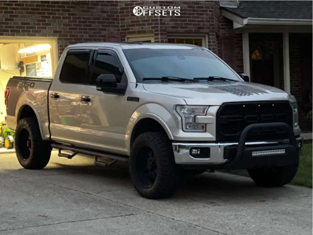 2017 Ford F-150 with 20x10 -25 TIS 544GB and 33/12.5R20 Nitto Ridge Grappler and Leveling Kit ...
