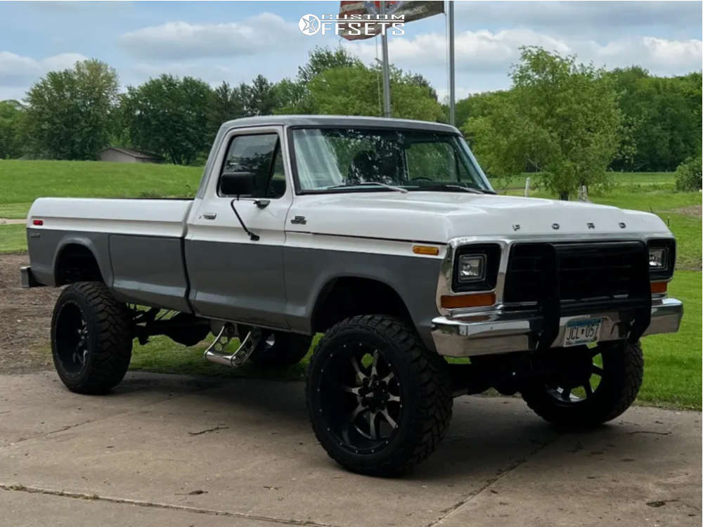 1979 Ford F-250 with 22x12 -44 Moto Metal Mo970 and 35/12.5R22 Kenda ...