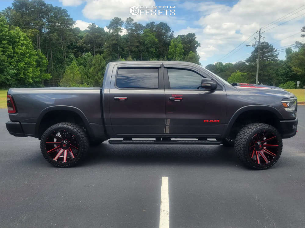 2019 Ram 1500 with 24x12 -44 Fuel Contra D615 and 35/12.5R24 Venom ...