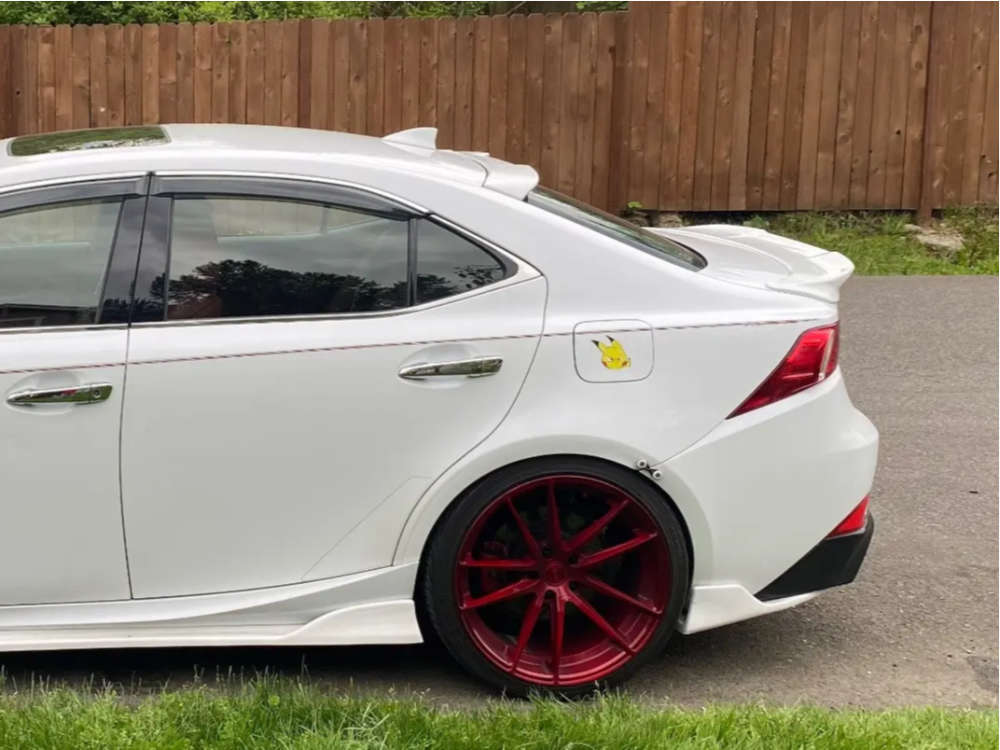 2014 Lexus IS350 with 20x9 32 Stance SC1 and 245/30R20 Toyo Tires ...
