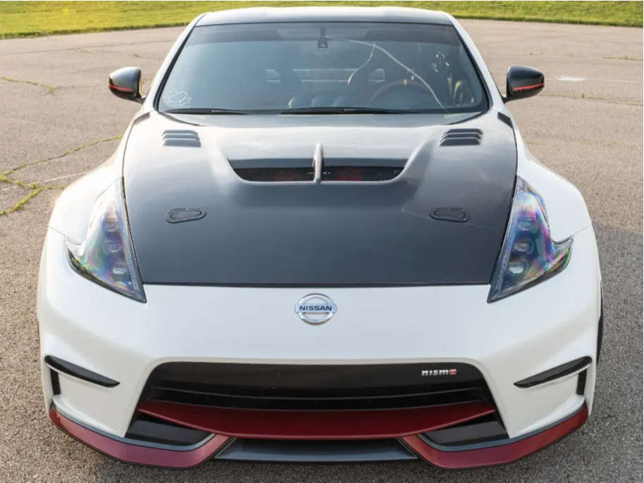 2016 Nissan 370Z with 19x10 -4 Work Meister L1 3p and 245/35R19 ...