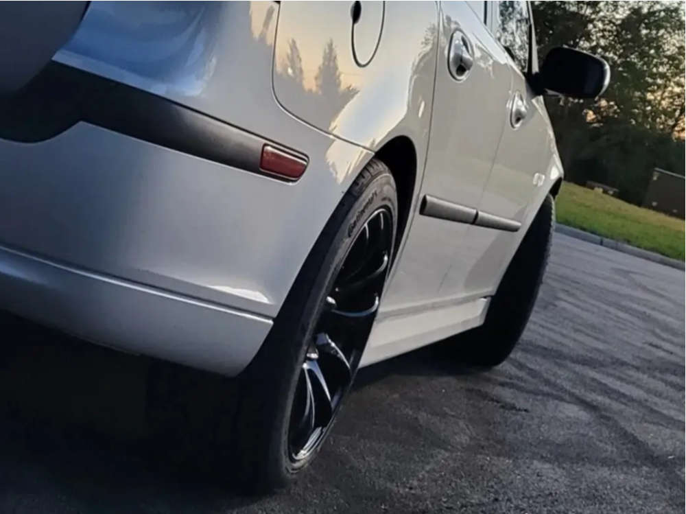 2006 Saab 9-3 with 17x9 30 Vors Tr4 and 235/45R17 Continental ...