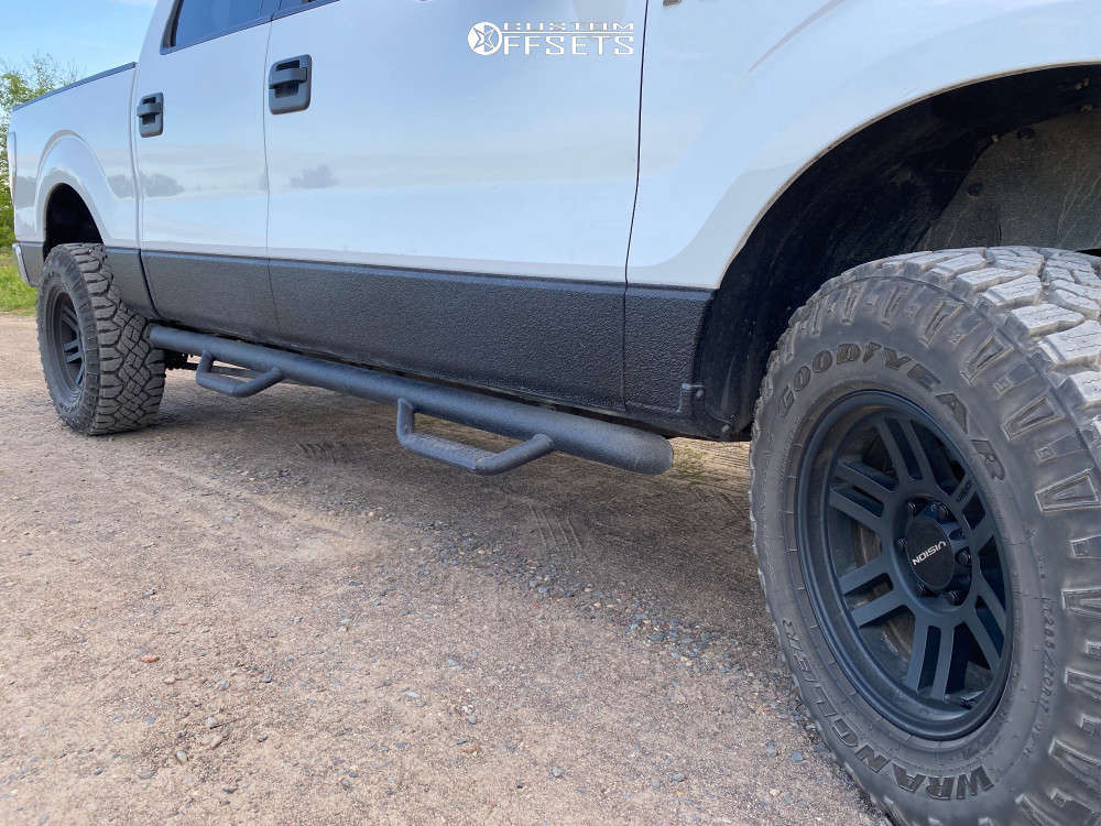 2012 Ford F-150 with 17x9 0 Vision Manx 2 Overland and 285/70R17 ...