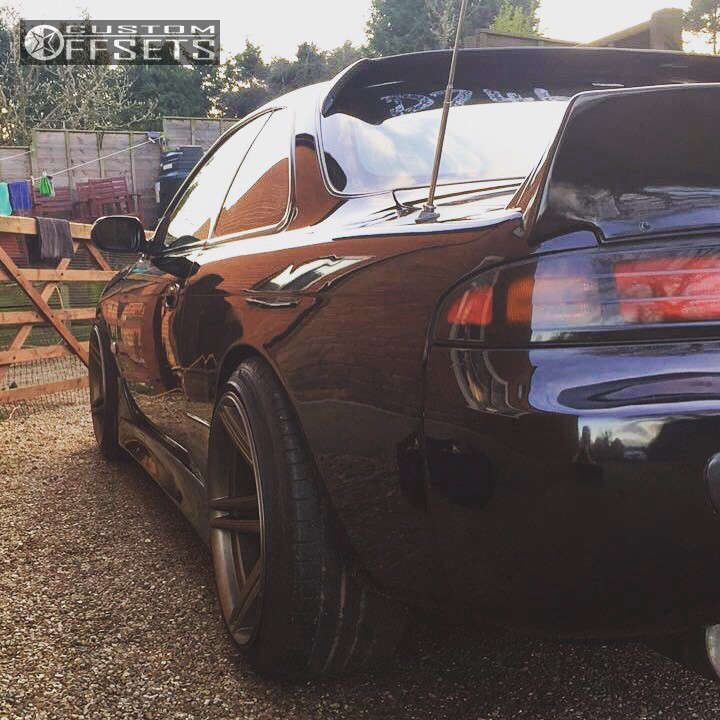 1996 Nissan 200SX with 18x9.5 18 7twenty Style46 and 225/40R18 Falken ...