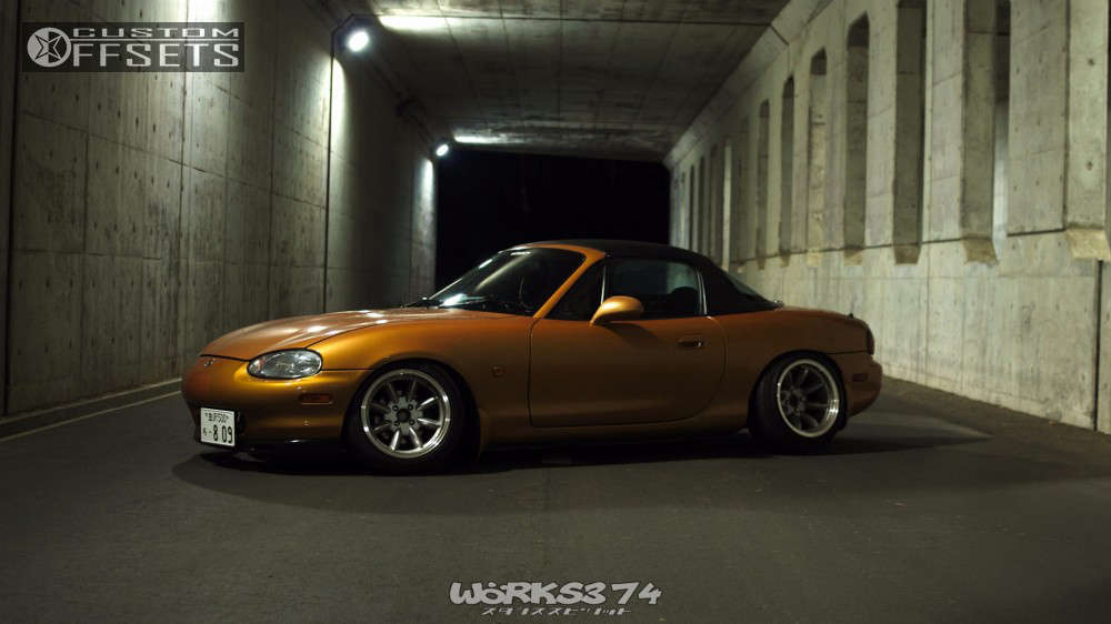1999 Mazda MX-5 Miata with 15x8 -10 Performance Wheels Superlite and ...