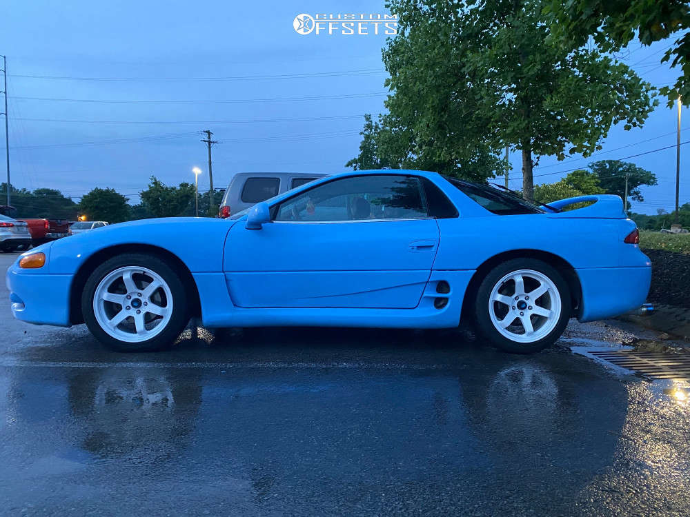 1998 Mitsubishi 3000GT with 17x9 35 MST Mt01 and 235/40R17 Primewell ...