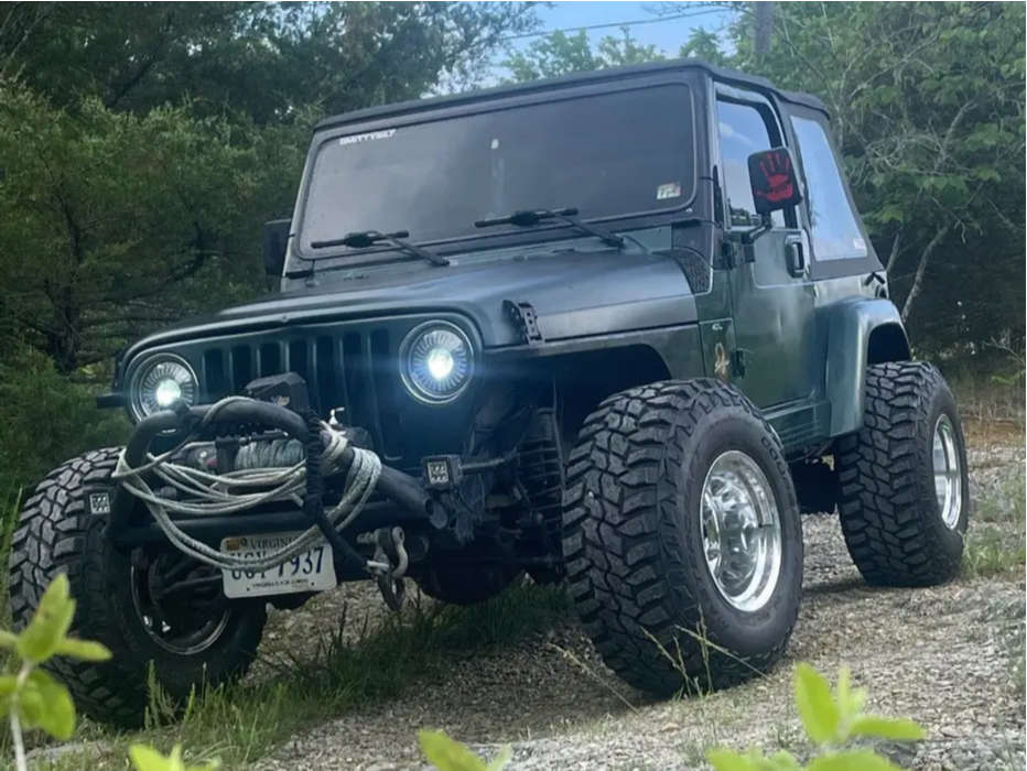 2000 Jeep TJ with 15x12 -73 Mickey Thompson Classic Iii and 33/12.5R15 ...