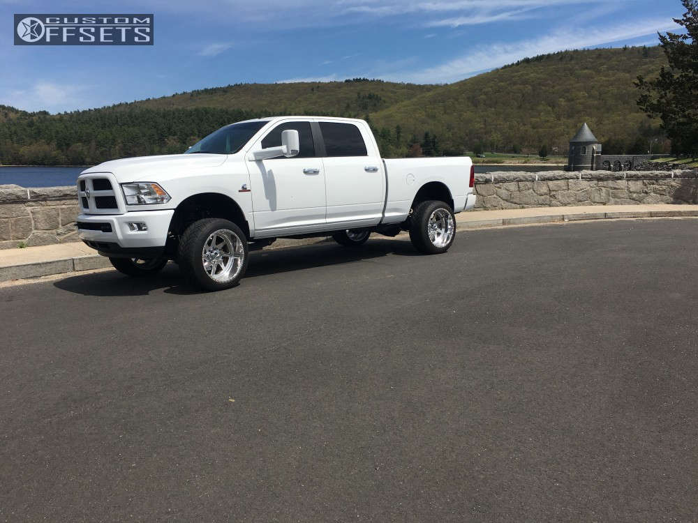 2016 Ram 2500 with 22x12 -40 American Force Jade SS and 305/45R22 Nitto ...