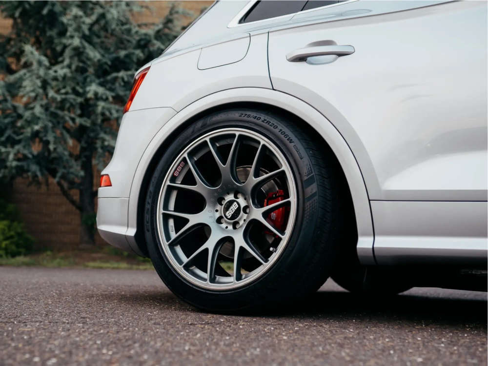2018 Audi SQ5 with 20x10.5 25 BBS Chr and 275/40R20 Kumho Ecsta 4x Ii ...