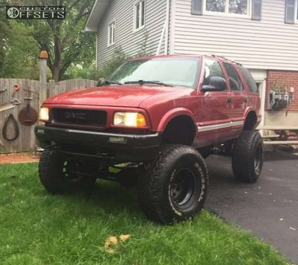 1995 GMC Jimmy with 15x12 -51 Bart Wheels Super Trucker and 35/12.5R15 ...
