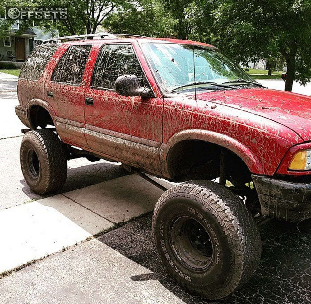 1995 GMC Jimmy with 15x12 -51 Bart Wheels Super Trucker and 35/12.5R15 ...