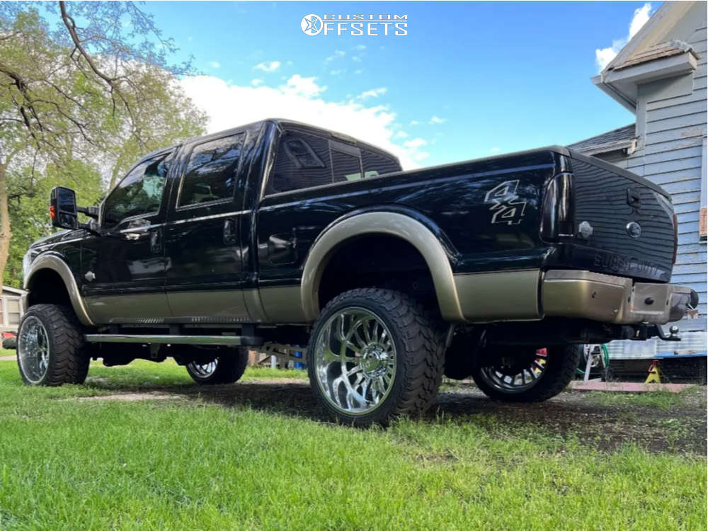 2011 Ford F-250 Super Duty with 24x14 -76 Cali Offroad Summit and 35/13 ...