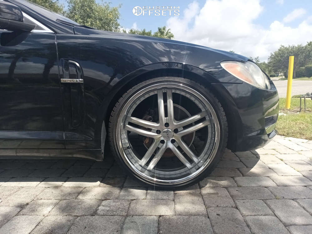 2010 Jaguar XFR with 22x9 35 XIX X15 and 245/30R22 Lionhart LH-Five and ...