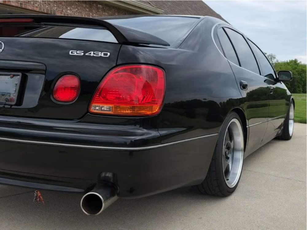 2004 Lexus GS430 with 18x9 35 Vors Sp1 and 265/40R18 Firestone Firehawk ...