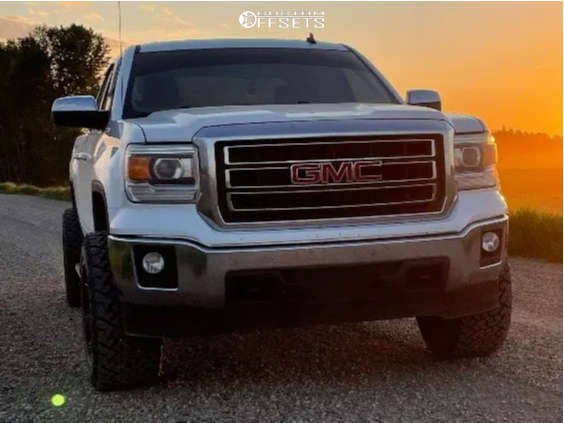 2014 GMC Sierra 1500 with 20x12 -44 XF Offroad Xf-218 and 33/12.5R20 ...