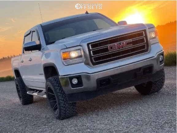 2014 GMC Sierra 1500 with 20x12 -44 XF Offroad Xf-218 and 33/12.5R20 ...