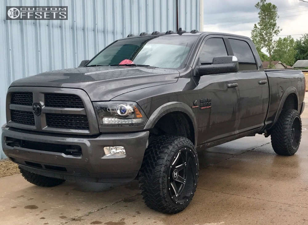 2017 Ram 2500 with 22x12 -44 Hostile Alpha and 275/45R22 Atturo Trail ...
