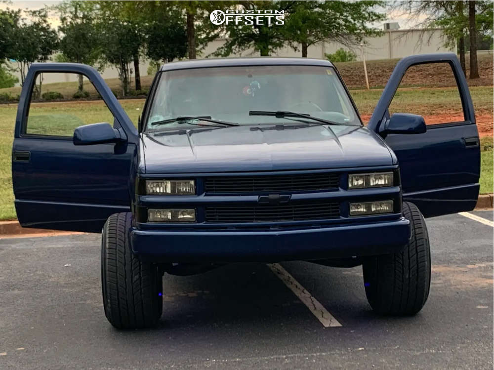 1998 Chevrolet C1500 with 24x14 -76 RBP 82r and 305/35R24 Velozza Zxv4 ...