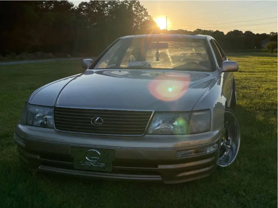 1995 Lexus LS400 with 18x9.75 0 Weds Kranze Cerberus I and 245/40R18 ...