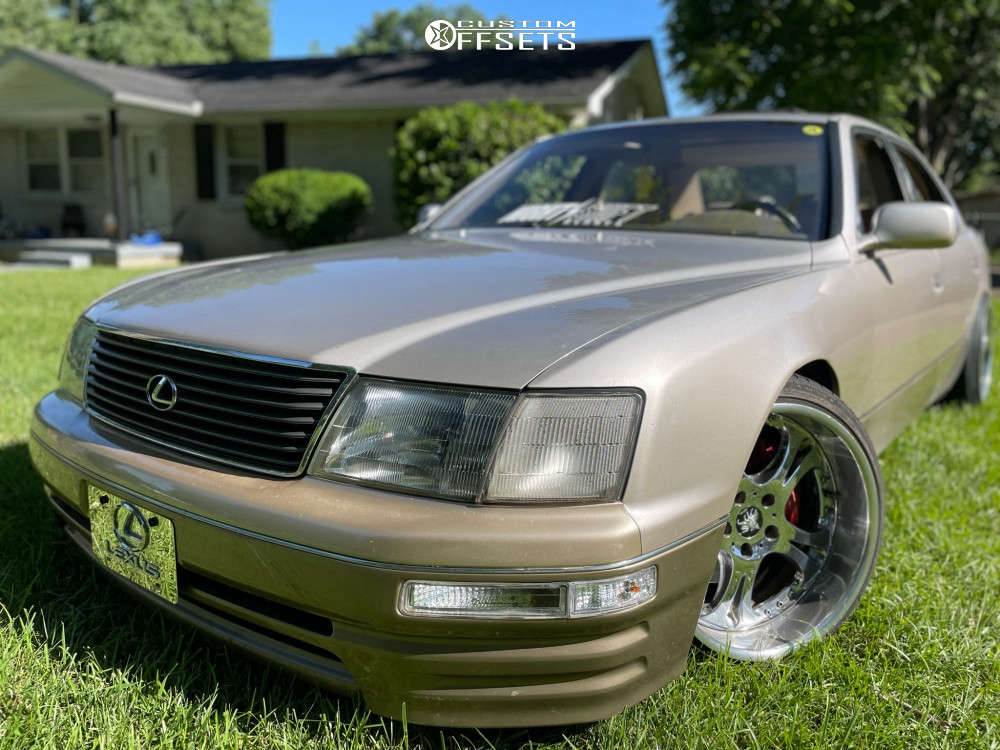 1995 Lexus LS400 with 18x9.75 0 Weds Kranze Cerberus I and 245/40R18 ...
