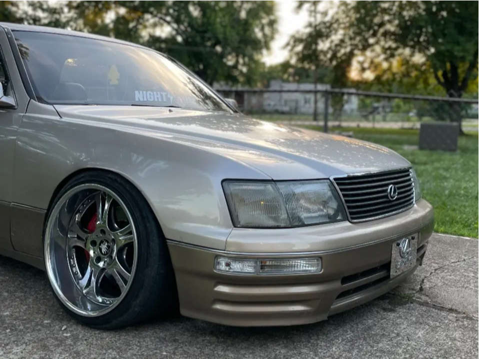 1995 Lexus LS400 with 18x9.75 0 Weds Kranze Cerberus I and 245/40R18 ...