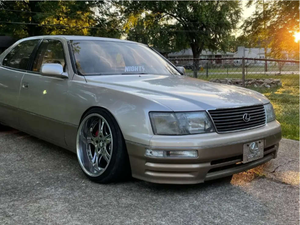 1995 Lexus LS400 with 18x9.75 0 Weds Kranze Cerberus I and 245/40R18 ...
