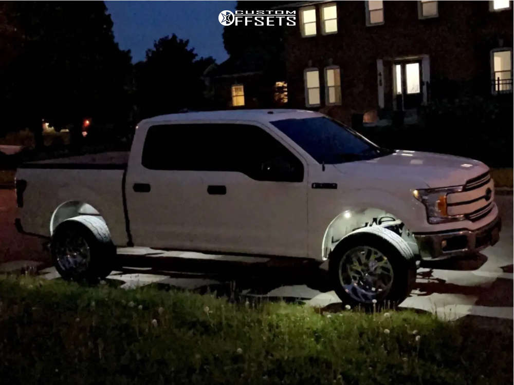2018 Ford F-150 with 20x12 -44 Fuel Triton D609 and 275/60R20 Nitto ...