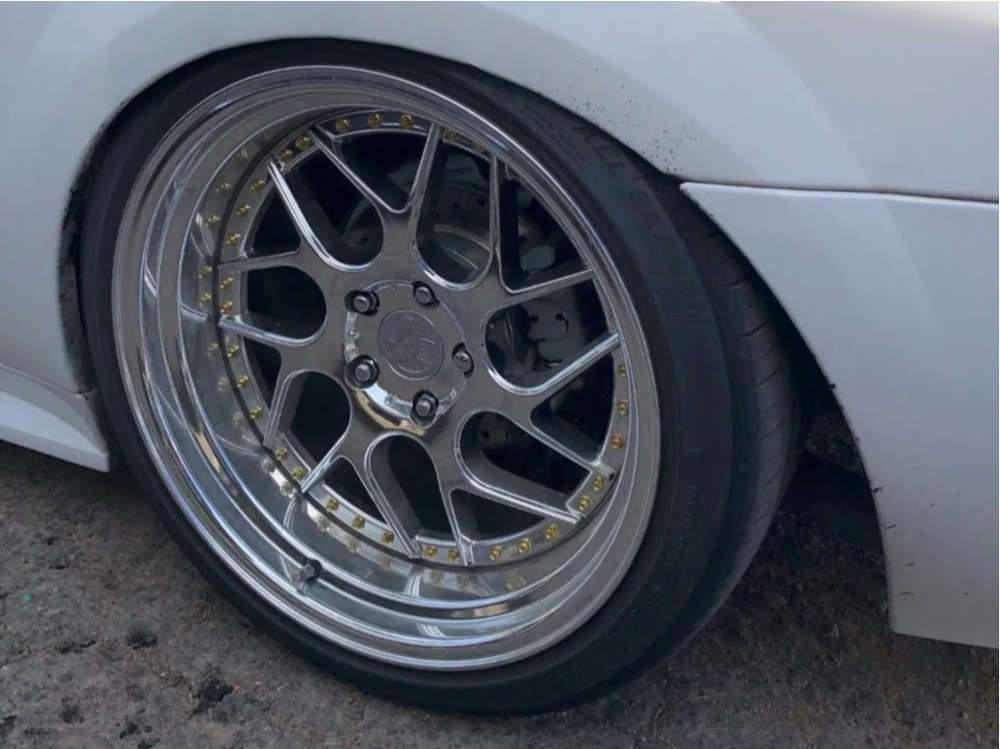 2004 Ford Mustang with 19x10.5 22 Aodhan DS01 and 245/35R19 Zeetex ...